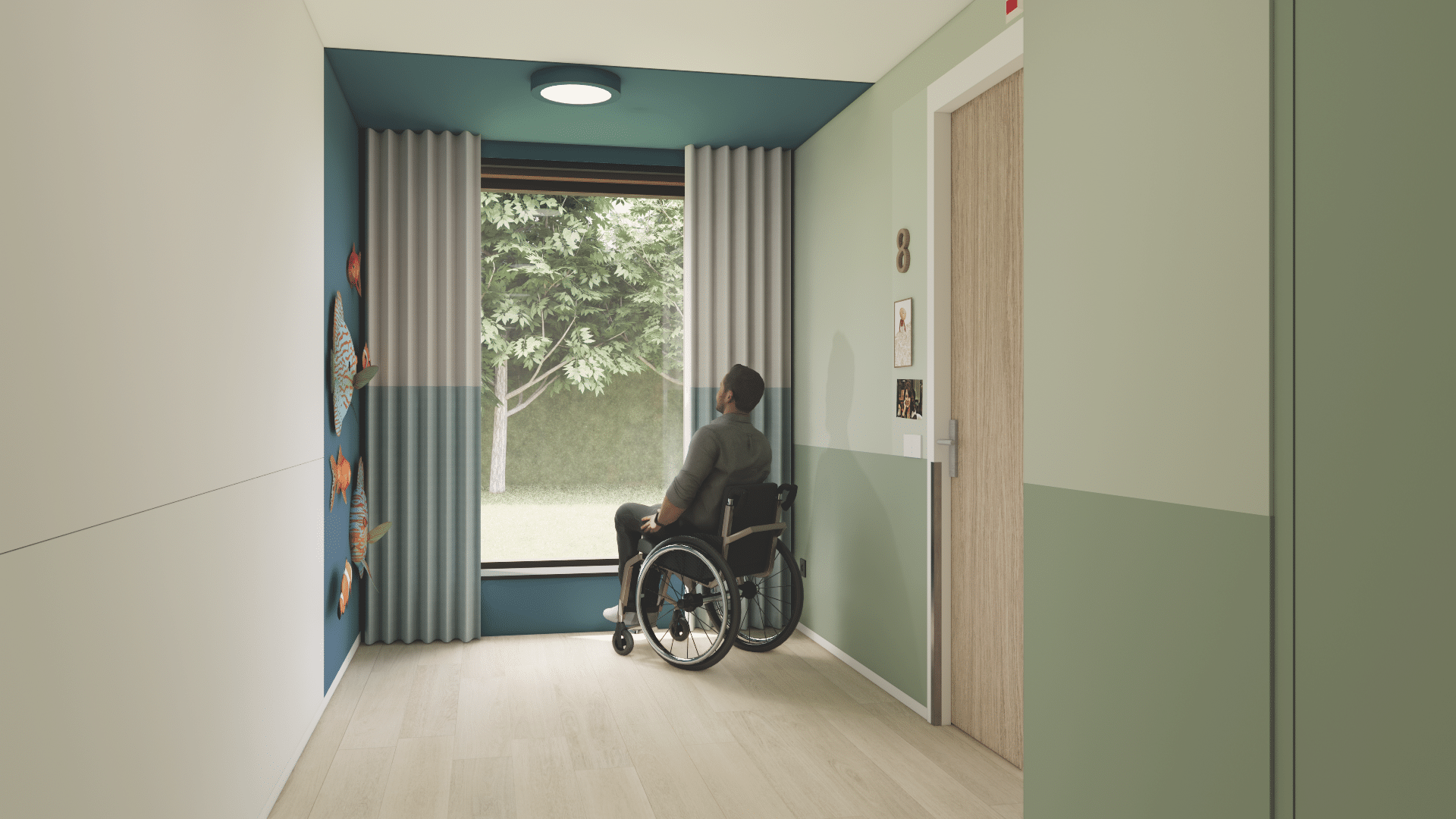 Interieurontwerp zorgwoningen Zonhove SWZ Son en Breugel